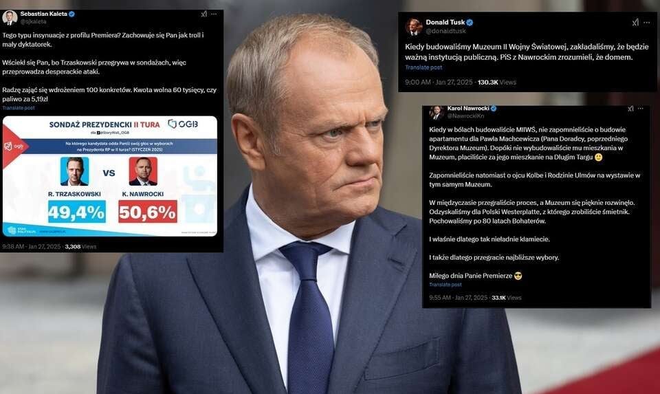 Tygodnik Program - Tusk uderza w Nawrockiego. Jest szybka riposta